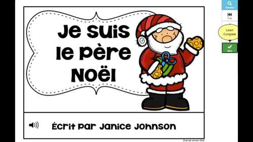 Le Père Noël French Christmas Reader Printable & Digital with Audio ...