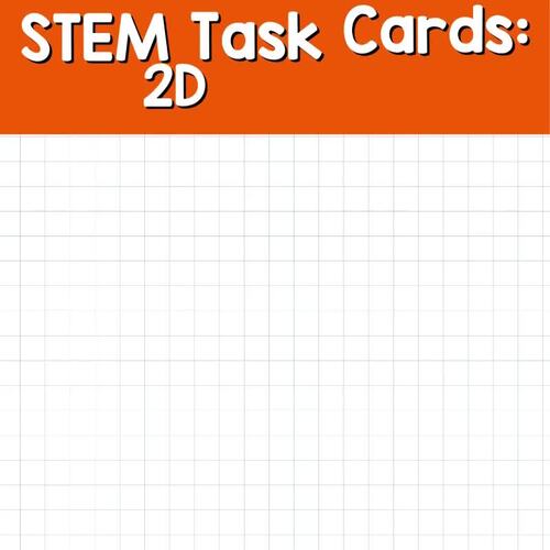 2D Shapes STEM Task Cards, Worksheets, Anchor Charts, Engineering ...