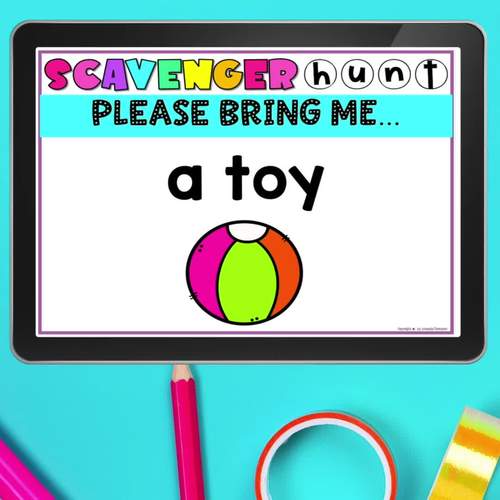 Virtual Meeting Games | DIGITAL GAME | Scavenger Hunt | TPT