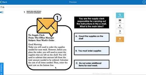 Main Idea and Details Vocation Scenarios | BOOM Cards™ by Charley's ...