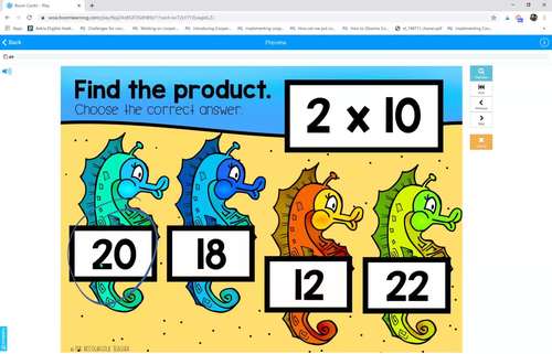2's Multiplication Facts BOOM Cards | Digital Task Cards | TpT
