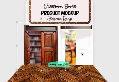 Back to School Classroom Door Mockup Decor Mock up images mockup back ...