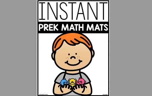 PreK (Preschool) INSTANT Math Aligned Center Mats | TPT