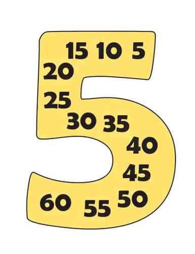 Skip Counting Posters - Brights by Momtastic Moments | TPT