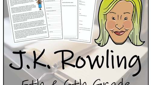 J.K. Rowling Close Reading Comprehension Activity | 5th Grade & 6th Grade