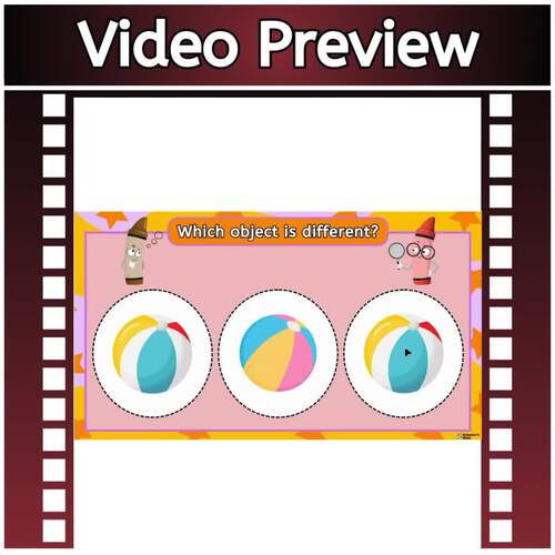 Different Object: Select the Correct Image Digital Resources by ...