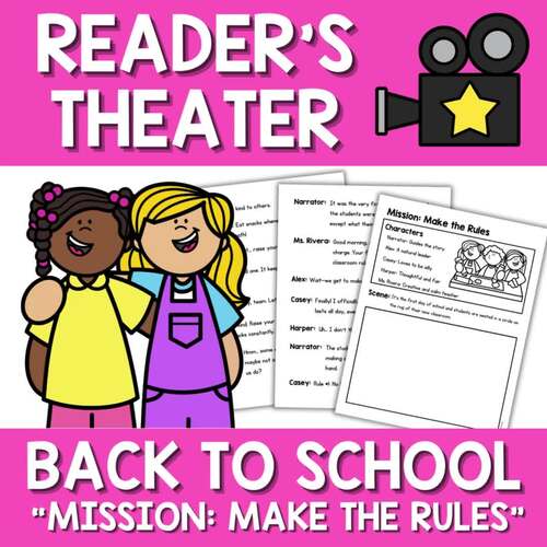 Back to School Readers Theater Fun Reading ELA Activity Skit Play | 3rd ...