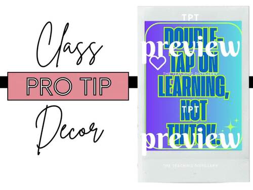 Positive Vibes Classroom Posters | Rules/ Expectations for Middle ...