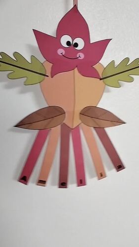 LEAF MAN Name Hanging Craft Fall Craft Leaf Craft Coloring Activities ...