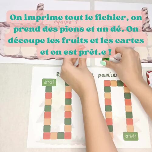 FRENCH Board Game : Féminin & Pluriel - Noms & Adjectifs : Jeu de société