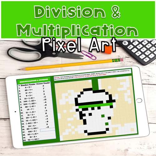 Division & Multiplication | Pixel Art | Distance Learning | Google