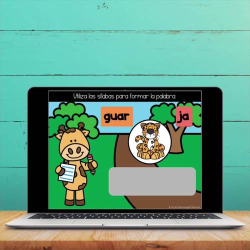 Centros de lectura para primero DIGITAL Zoológico | TpT