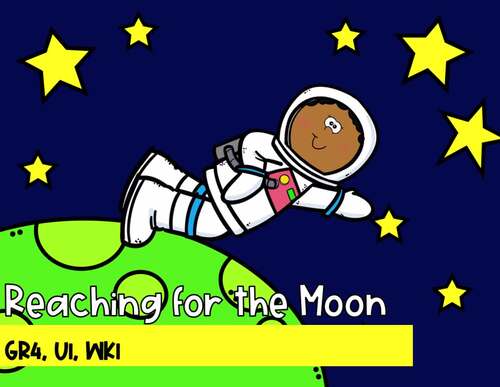 MyView 4th Grade "Reaching for the Moon" Vocab PowerPoint and Corner ...