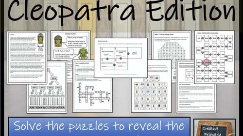 Cleopatra Escape Room Activity by Creative Primary Literacy | TPT