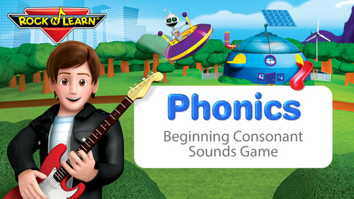 Beginning Consonant Sounds Game by Rock 'N Learn | TPT