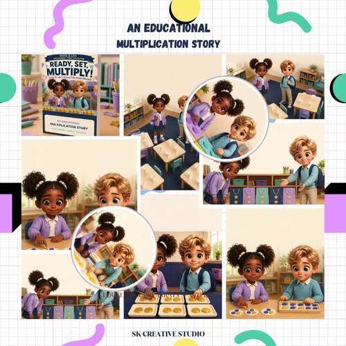 Grade 3 Multiplication Story & Worksheets | Equal Groups, Arrays, Word ...