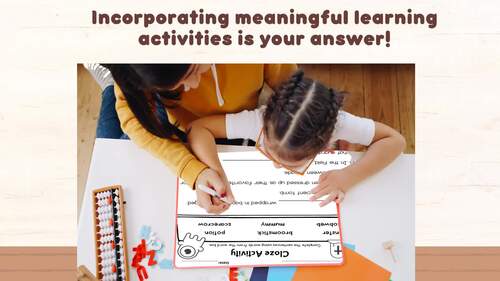 Halloween Fill in the blanks Sentences Halloween Activities K-2nd