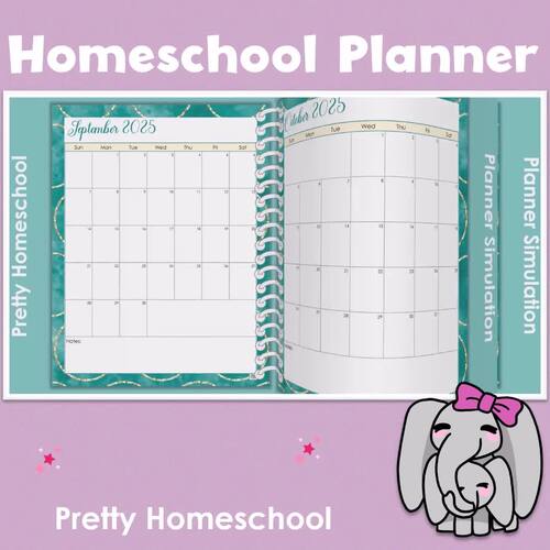 Printable Homeschool Planner | PDF for Daily & Weekly Lesson Planning