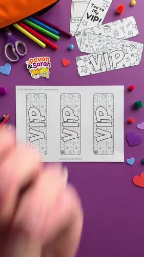 You're My VIP Bookmarks | Special Persons, Buddies, Mothers Fathers Day ...