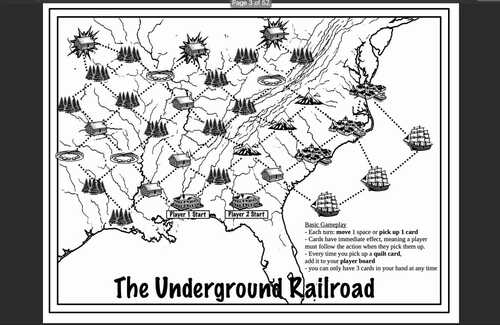The Underground Railroad | 5th Grade | Color, B&W Worksheets, Games ...