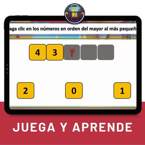 Quiz Interactivo - Números 2 (0-9) by Cofre Maestro | TPT