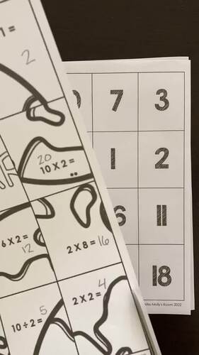 Eureka! Fluency Puzzle Grade 3, Module 1, Topic D, Multiply and Divide by 2