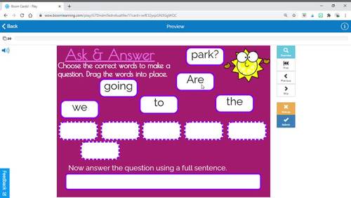 Going To Future Tense Ask and Answer Boom Cards by Love 2 Learn English