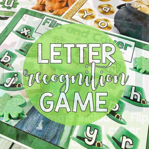 St Patricks Day Letter Recognition Games | Kindergarten Literacy Center