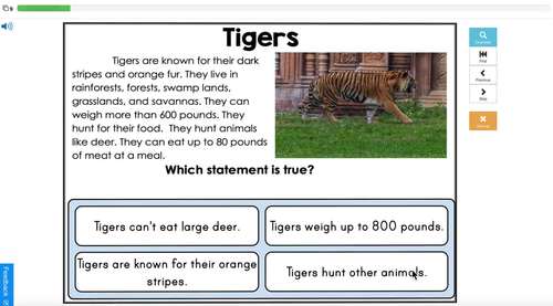 Nonfiction Reading Fluency and Comprehension Passages | Boom Cards™
