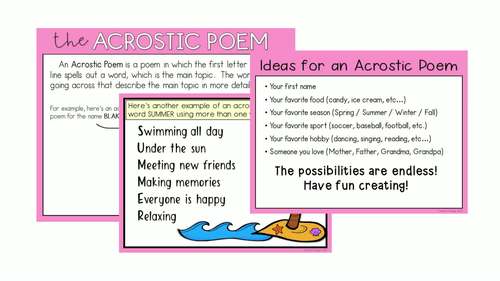 Poetry Unit - Primary Poetry Lessons and Printables by Making Lemonade
