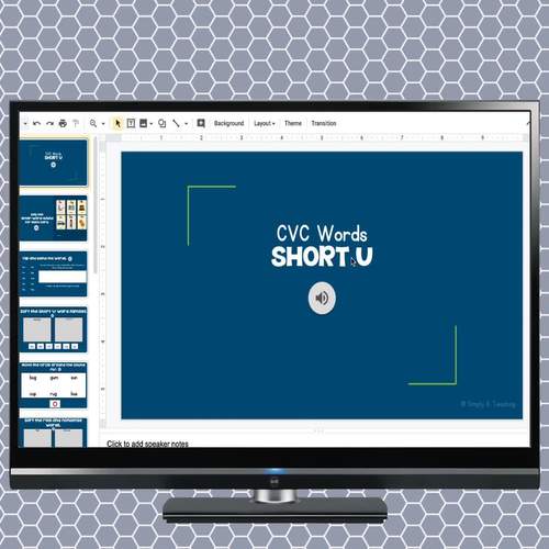 CVC Short U Words by Simply B Teaching | Teachers Pay Teachers