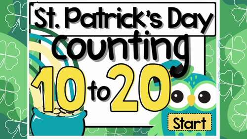 ST. PATRICK'S DAY Kindergarten Activity: How Many? Counting 10 to 20 ...