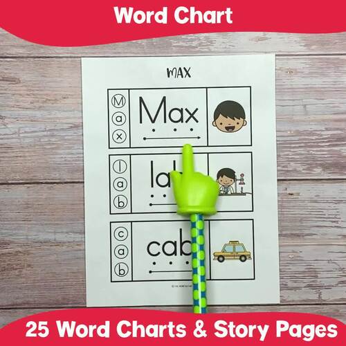 Intro to Reading Kit | 25 Stories with Word Review and Letter Sound ...