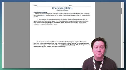 Comparing Ratios: Tape Diagrams by Foiled By Math | TPT