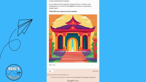 4th Grade Math Escape Rooms Multi Digit Multiplication BUNDLE by Reid's ...