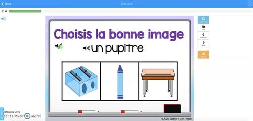 Les objets de la classe French Boom Cards™️ | French Classroom Objects
