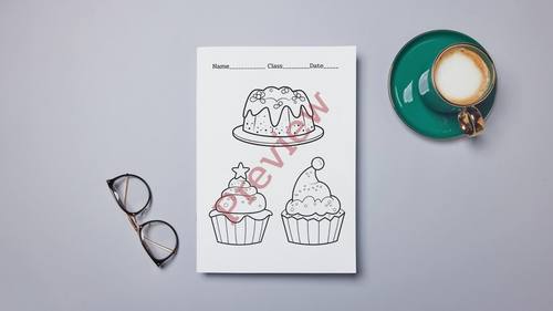 Christmas Coloring Pages, Christmas Coloring Booklet , Printable (40 Pages)