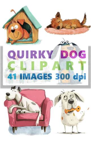 Funny Dog Clipart for Pet and Farm Animal Theme by Mrs Wong | TPT