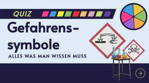DAZ | DAF | German | Chemistry GHS symbols interactive quiz Genially