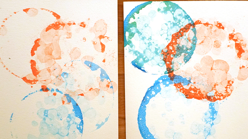 Printmaking - Bubble Prints (VIdeo Instruction and PDF Lesson Plan)