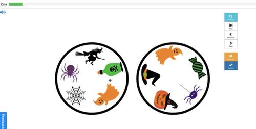HALLOWEEN SPOT THE MATCH BOOM CARDS:OT /SLP visual perceptual game