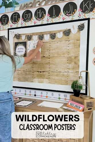 Wildflowers Classroom Decor | Classroom Posters - Editable! by Ashley ...