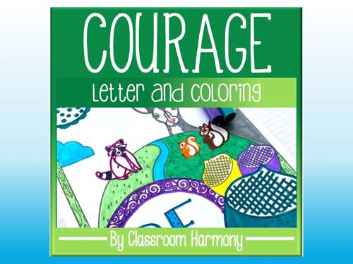 Courage & Strength Woodland Coloring Pages, Letters & Posters ...