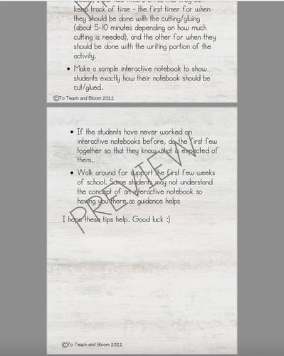 Second Grade Florida Reading Wonders Interactive Notebook – Unit 2 ...