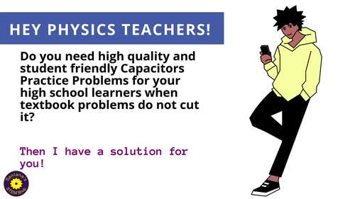 Capacitors in Electrical Circuits Worksheets Bundle for High School Physics