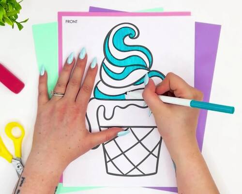 Summer Writing Craft BUNDLE | Popsicle Writing Activity | May Writing ...