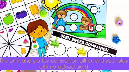 Spring and Summer Picnic Basket Toy Companion for Speech and Language ...