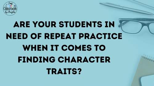 Character Traits Task Cards Reading Comprehension Passages Worksheets ...