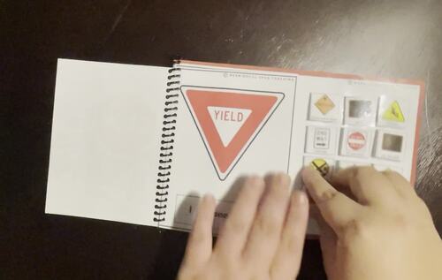 Community Safety Sign Interactive Adapted Book for Special Education