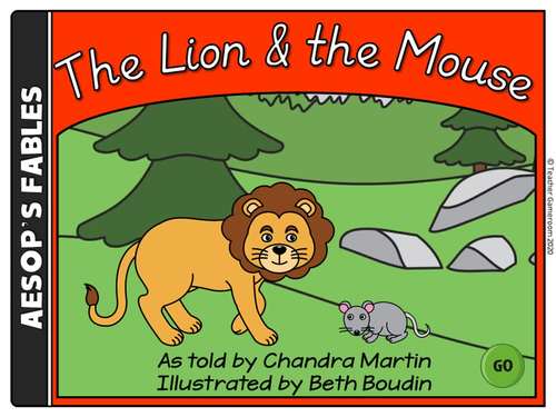 The Lion and the Mouse Reading Comprehension by Teacher Gameroom